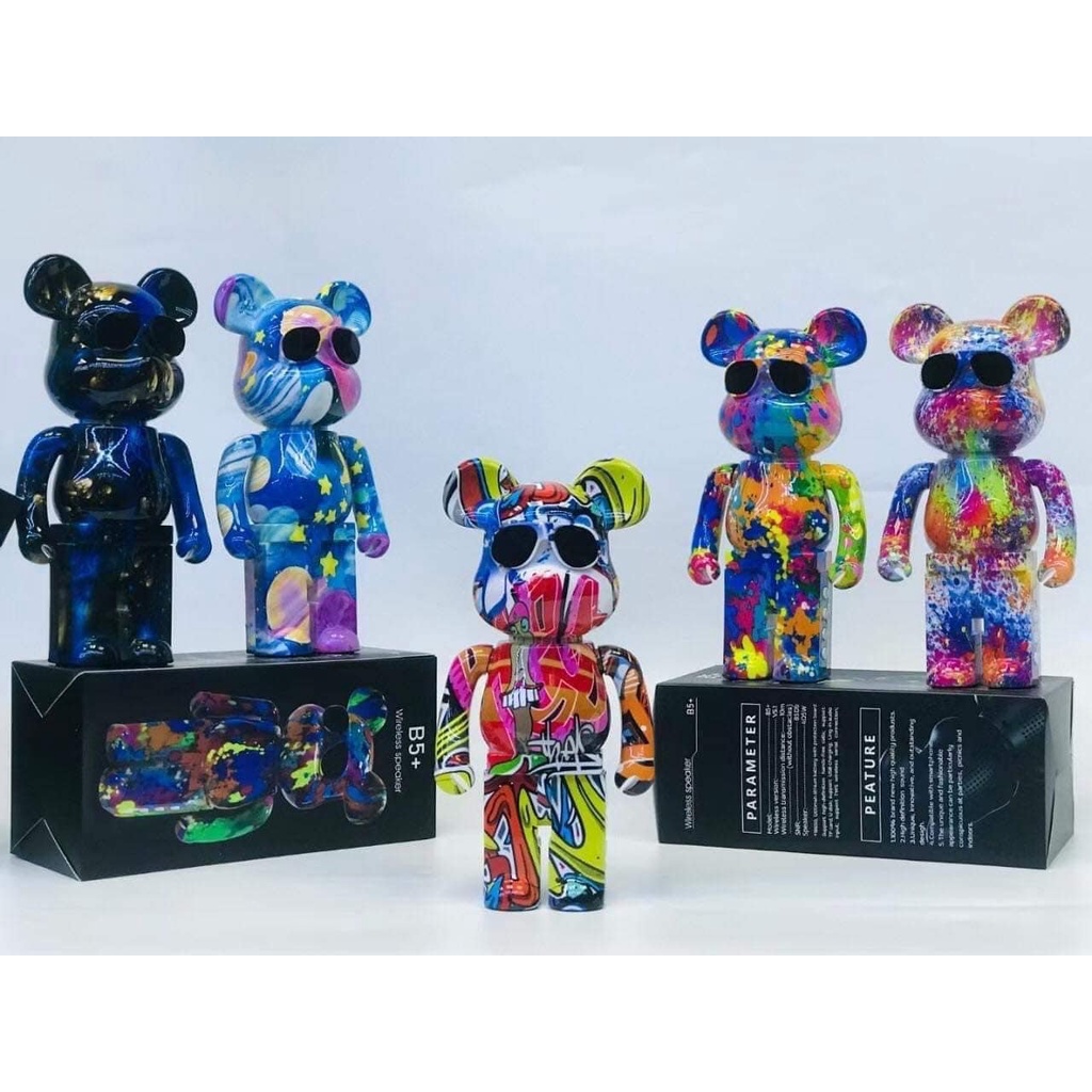 Loa gấu BearbrickLoa bearbrick B5+ nghe nhạc cực hay, Loa bluetooth ...