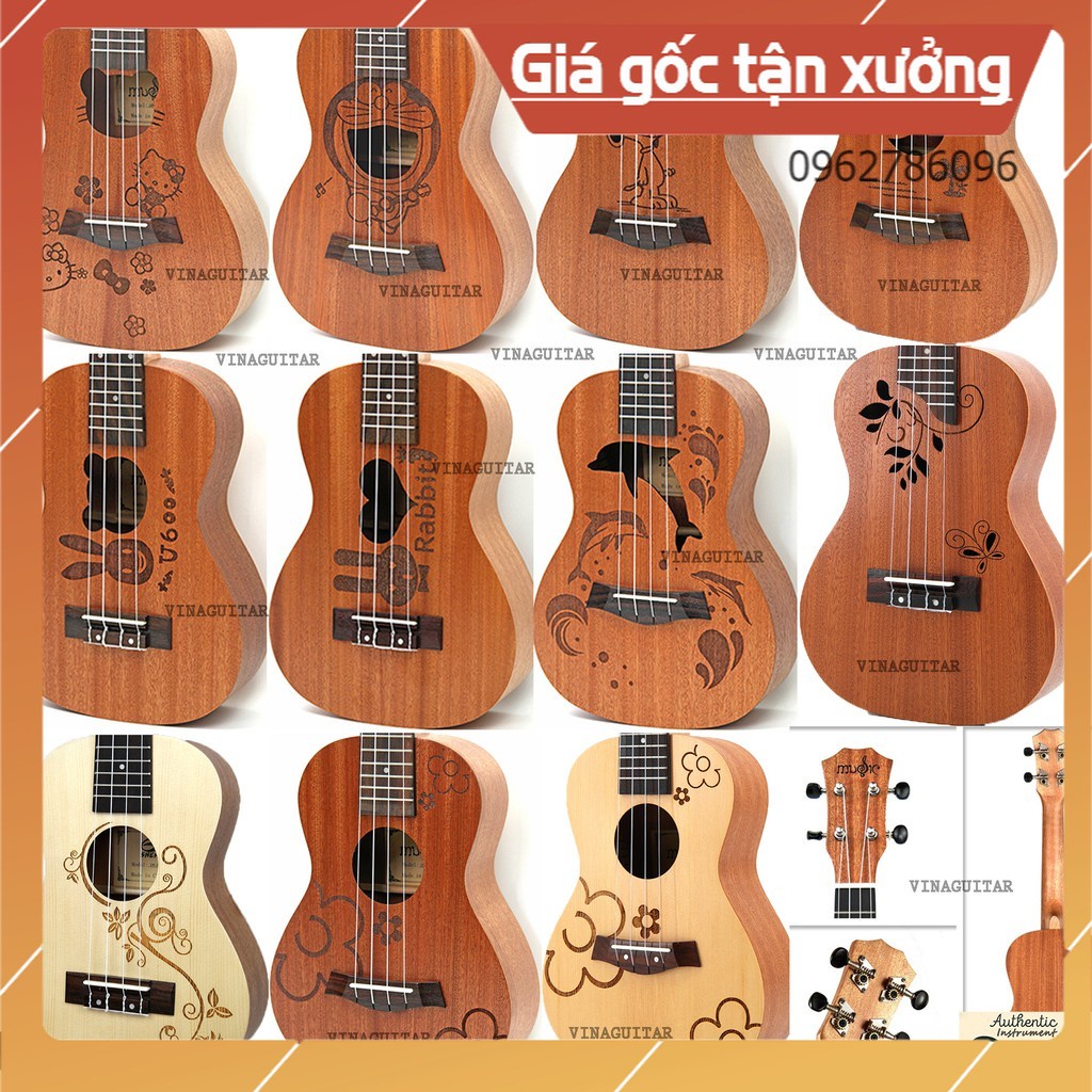 Đàn Ukulele Music Full Gỗ Mahogany - NMH Music Phân Phối Chính Hãng ...