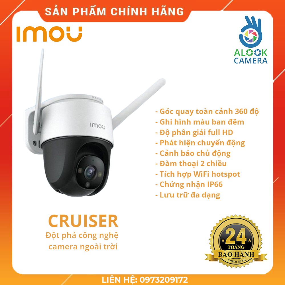 Camera IP Wifi PTZ 2MP S22FP-IMOU Cruiser | Shopee Việt Nam