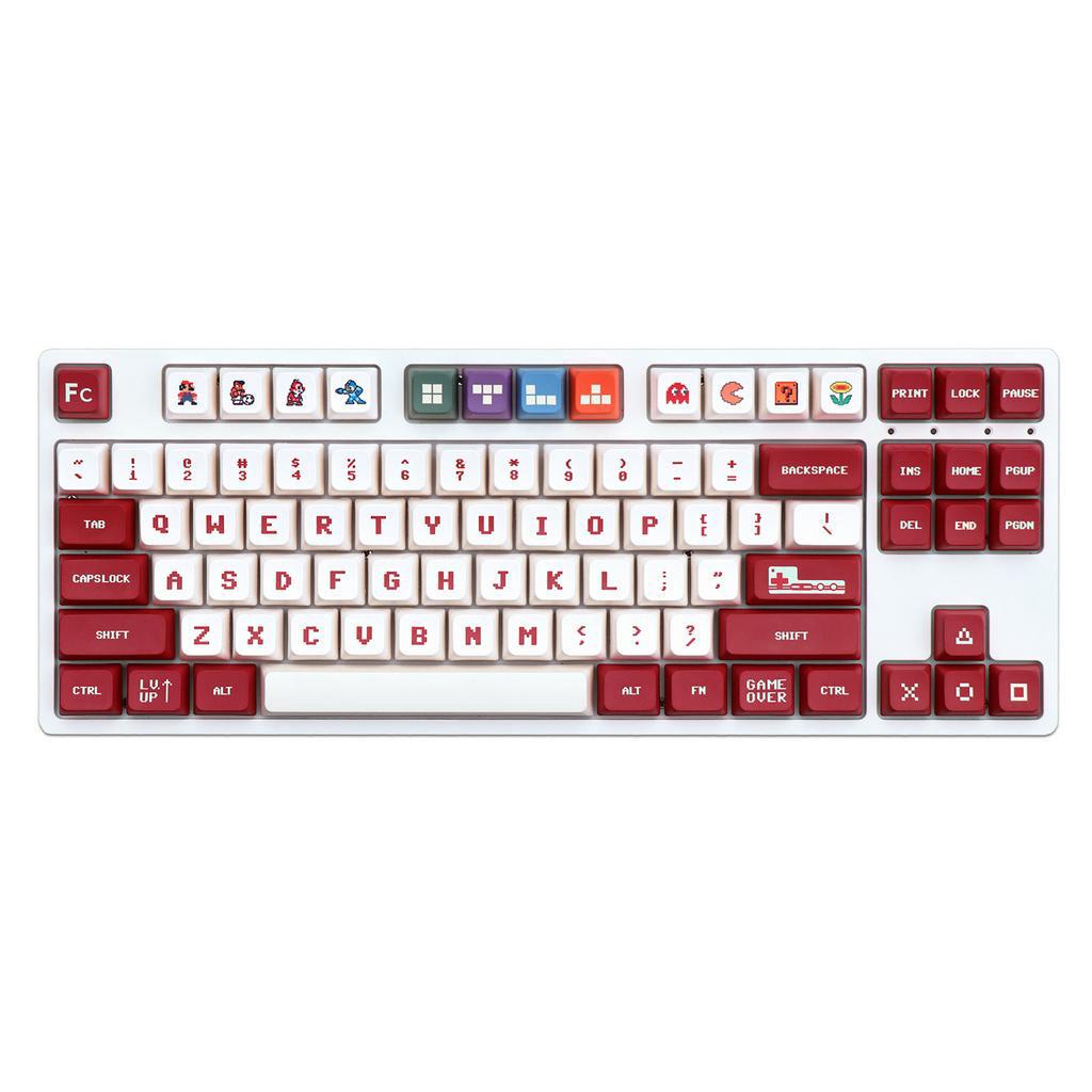 Bộ keycap PBT nút bàn phím cơ profile MDA FC Classic ... phù hợp nhiều ...