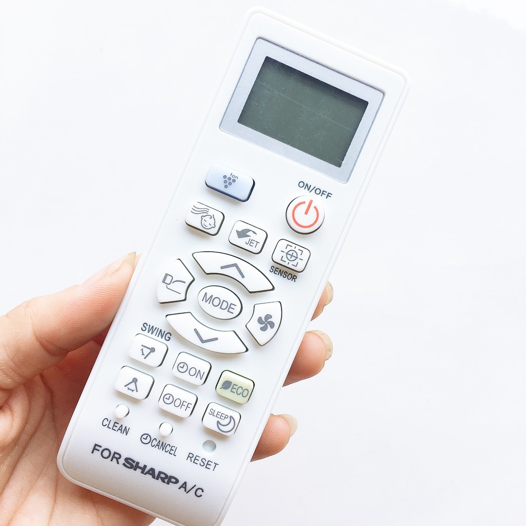Remote máy lạnh Sharp nhỏ đời mới - Điều khiển điều hòa Sharp | Shopee ...