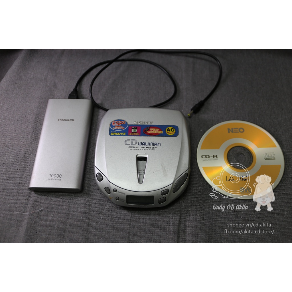 Máy nghe nhạc đĩa CD Sony Walkman D-E400 | Shopee Việt Nam