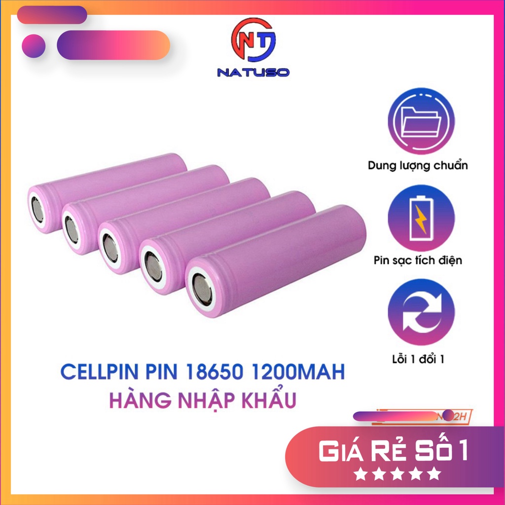 CELLPIN PIN 18650 1200MAH HÀNG NHẬP KHẨU CHUẨN DUNG LƯỢNG - DÙNG CHO ...