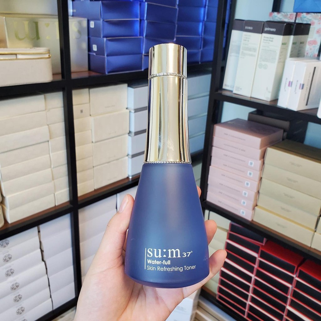 [Tách Set] Nước Hoa Hồng Sum Xanh Cấp Nước Cho Da Dầu Mụn Su:m37 Water-Full Refreshing Toner ...