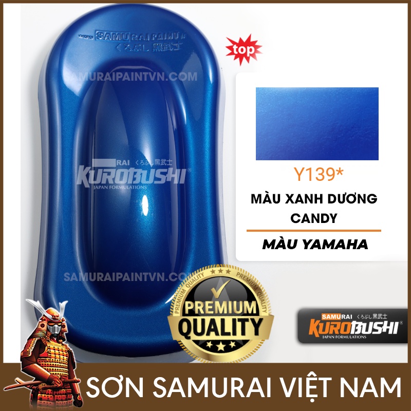 Chai sơn samurai màu xanh candy Y139 | Shopee Việt Nam