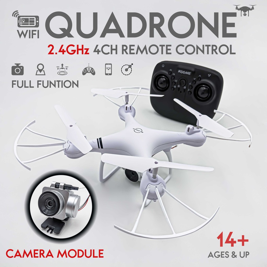 Đĩa bay điều khiển QUADRONE - Camera quay phim, chụp ảnh - Nhiều chức ...