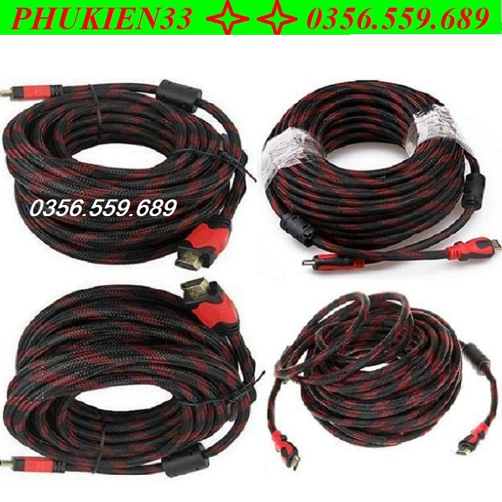 DÂY HDMI 15M/20M/25M/30M PK-32 BỌC LƯỚI-Chất lượng cao | Shopee Việt Nam