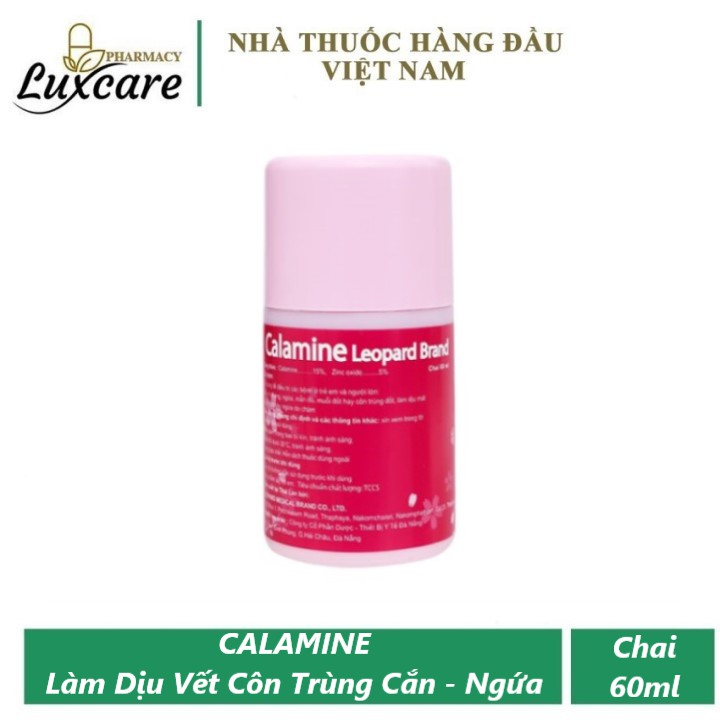 Calamine Leopard Brand - Giảm Rôm Sảy - Côn Trùng Đốt - Chai 60ml ...