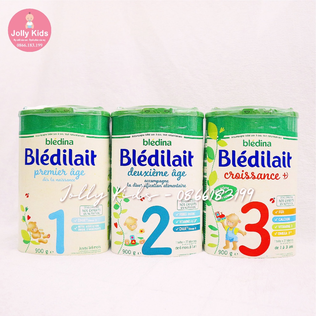 Sữa Bột Bledina Bledilait Pháp Số 1-2-3 Hộp 900g | Shopee Việt Nam