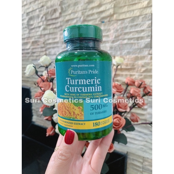 Tinh bột Nghệ Turmeric Curcumin Puritan Pride 500mg 180 viên Mỹ ...