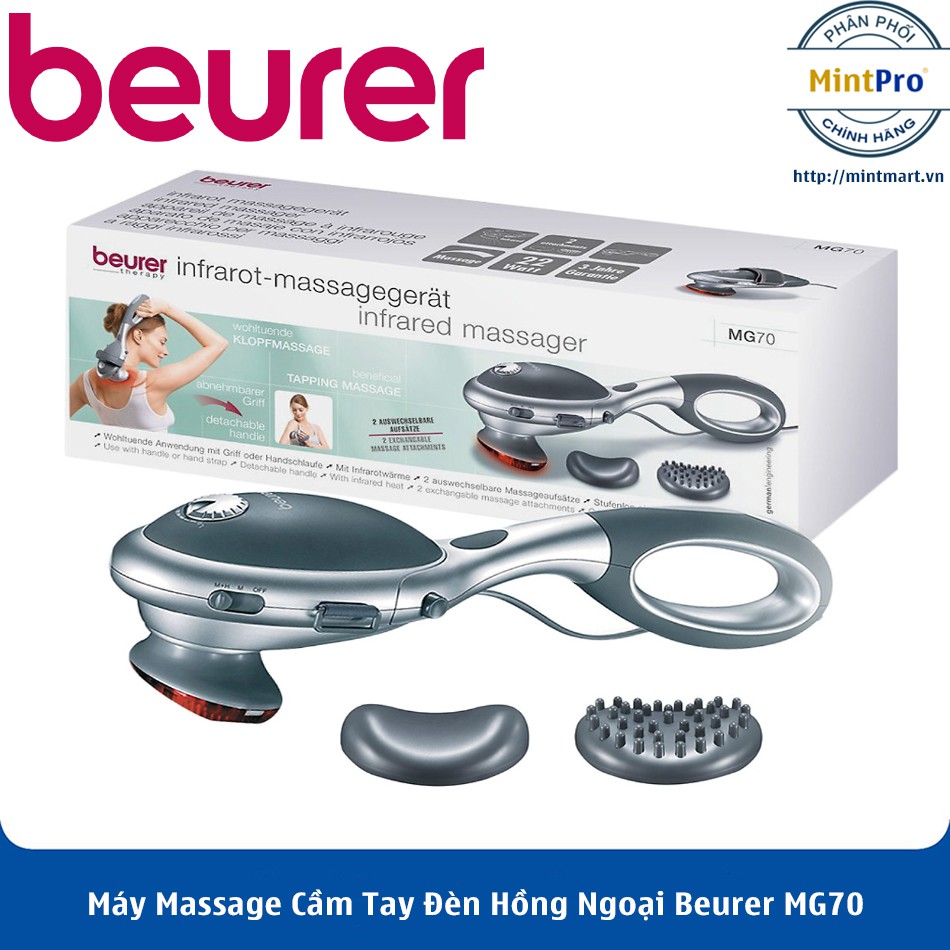 Máy massage cầm tay có đèn hồng ngoại Beurer MG70 – Hàng Chính Hãng | Shopee Việt Nam