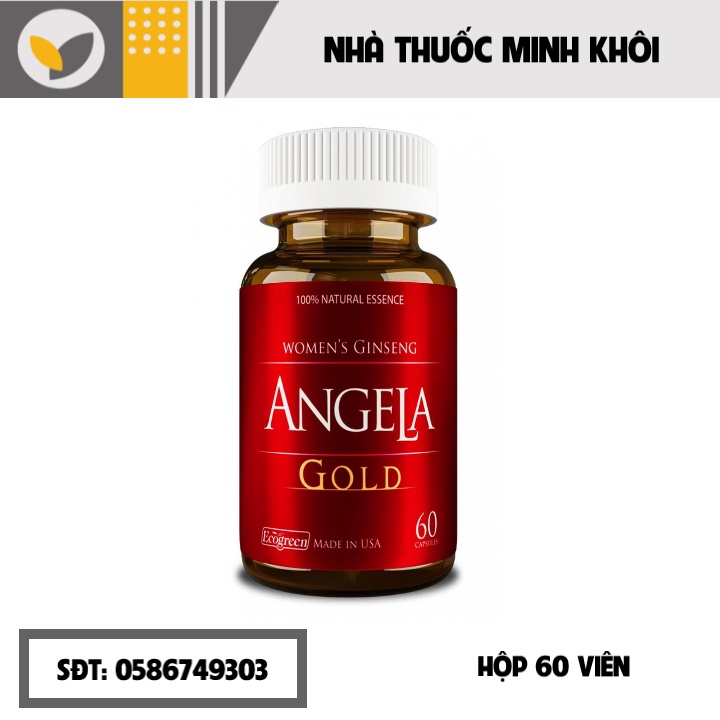 Sâm ANGELA GOLD hộp 60 viên - có tem tích điểm | Shopee Việt Nam