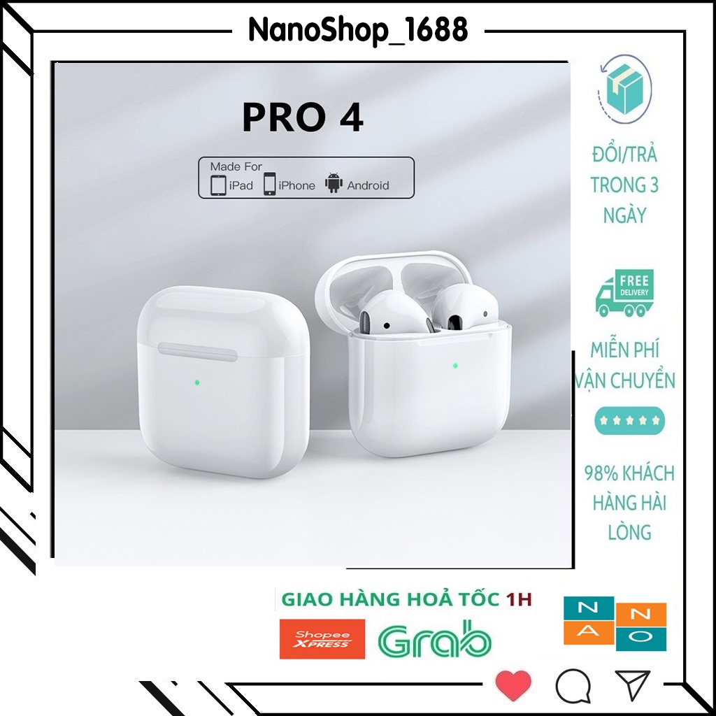 Tai Nghe Pro4, Tai Nghe Bluetooth Pro 4 Không Dây Cho Android và Ios ...