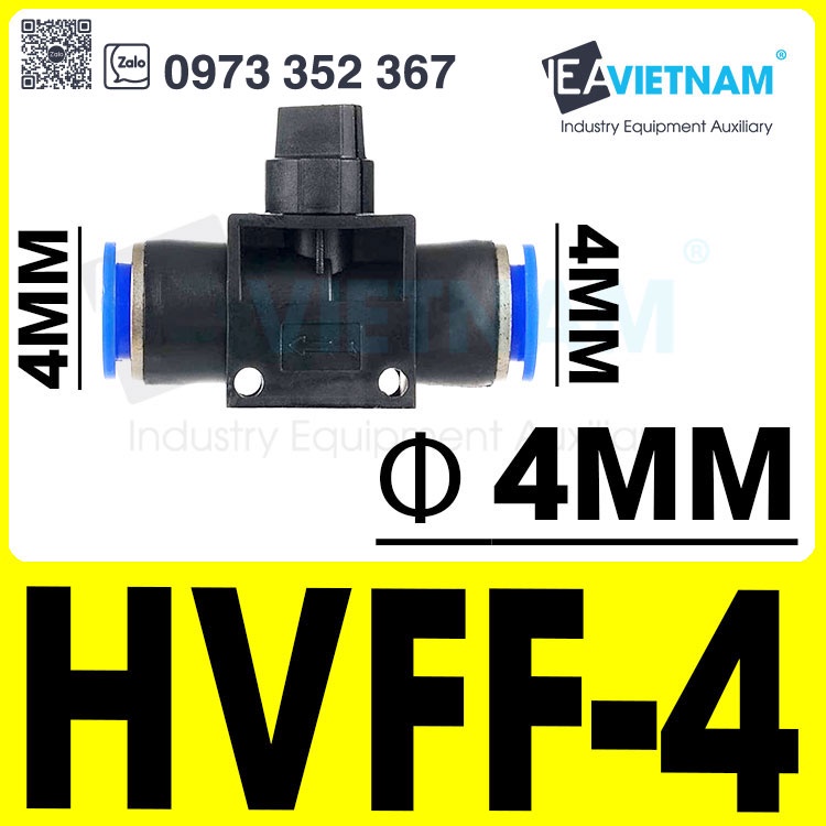 Van khóa khí một chiều HVFF HVFF4 HVFF6 HVFF8 HVFF10 HVFF12 / Van khoa khí 2 đầu ống 4 6 8 10 12 ...