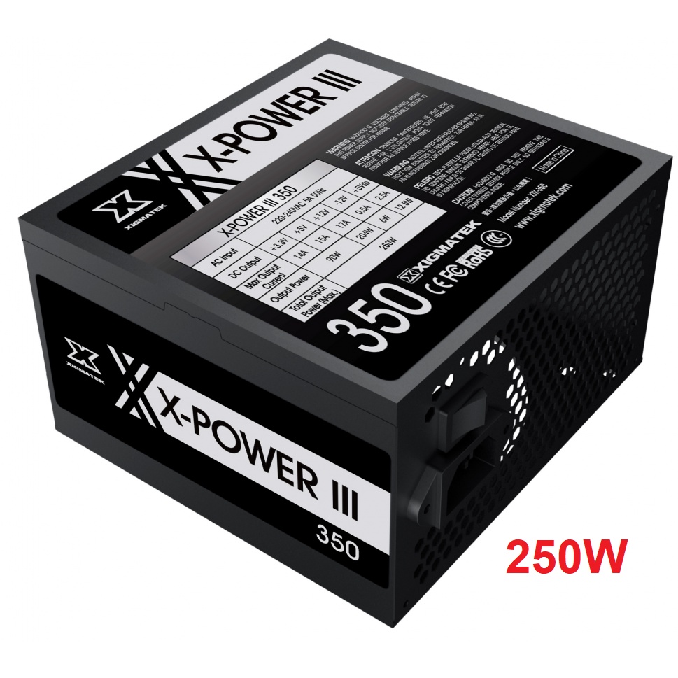 Nguồn máy tính Xigmatek X-POWER II X350 X450 X500 X550 X650 ( Mai Hoàng ...