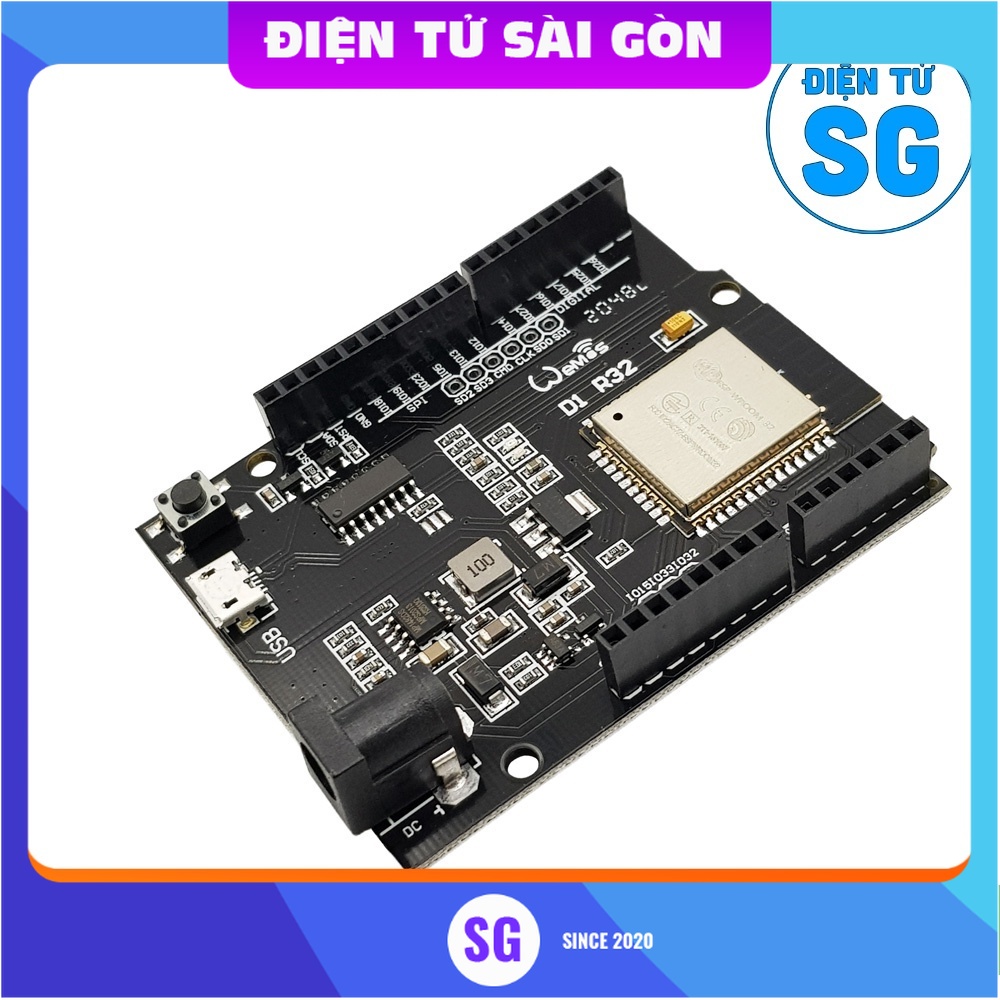 Arduino Wifi WeMos D1 R32 ESP32 BLE - 9PCV | Shopee Việt Nam