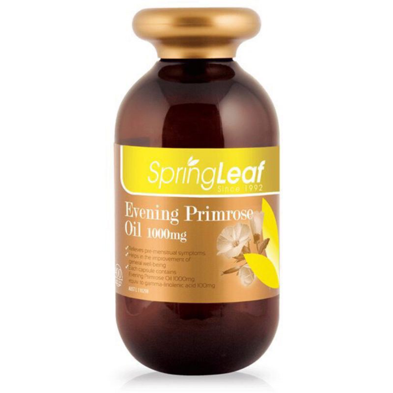 Viên uống tinh dầu hoa anh thảo Springleaf Evening Primrose Oil 1000mg | Shopee Việt Nam