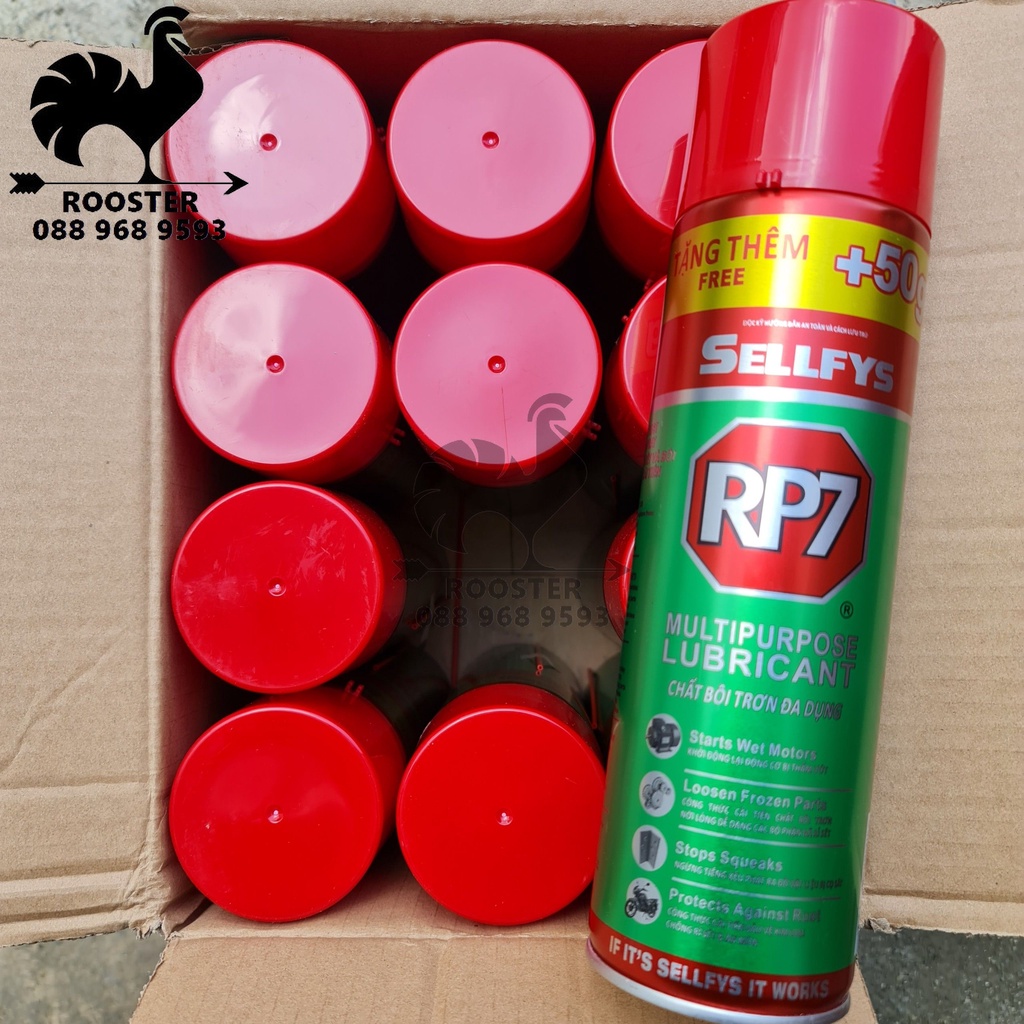 [350gr + 50gr] RP7/Chất bôi trơn đa dụng/Tẩy rỉ sét/Selleys RP7 ...