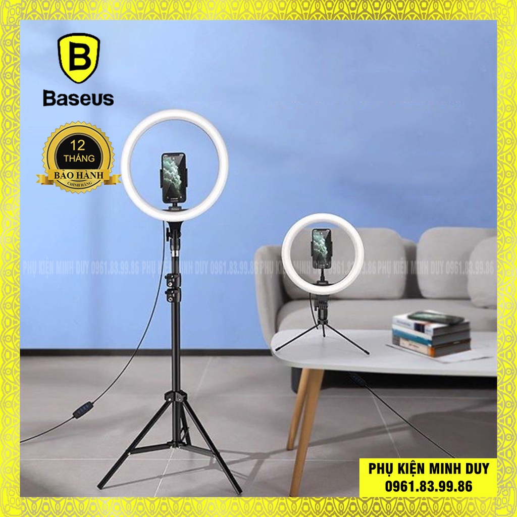 Đèn LIVESTREAM Baseus Live Stream Holder-Table Stand (3 nhiệt độ màu, chiều cao 20cm - 60cm ...