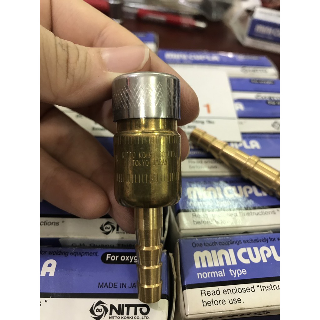 Khớp nối nhanh Nitto Nhật 22SH + 22PH đồng | Shopee Việt Nam
