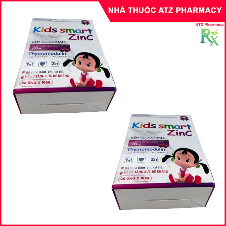 Kid Smart Zinc - Hộp 20 ống - Hỗ Trợ Bổ Sung Kẽm Cho Bé - ATZ | Shopee ...