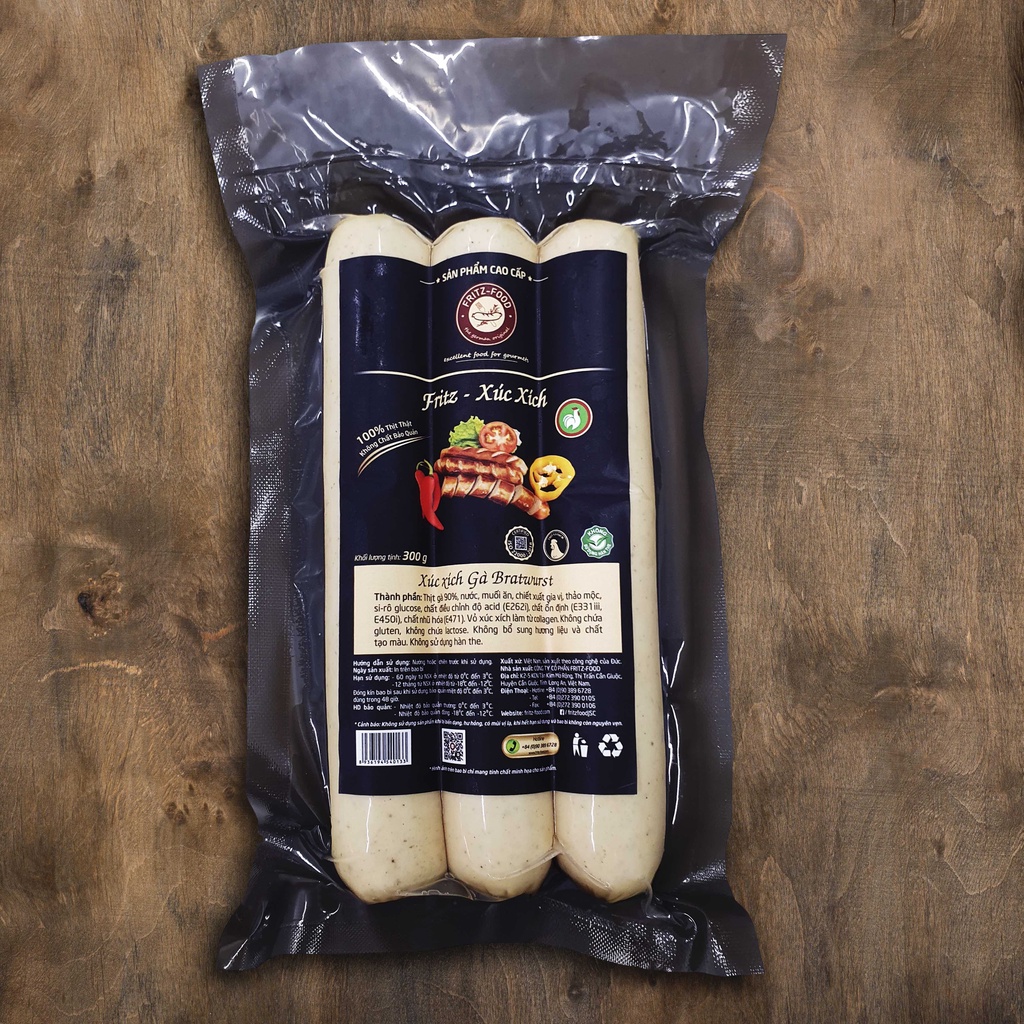 [Ship HCM] Xúc xích Đức Bratwurst cao cấp - Fritz Food | Shopee Việt Nam