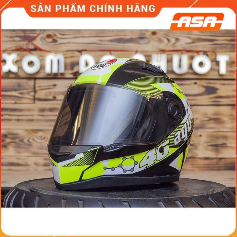 Mũ Bảo Hiểm FullFACE AGU 16 Tem Phân tử - ASA HELMETS | Shopee Việt Nam