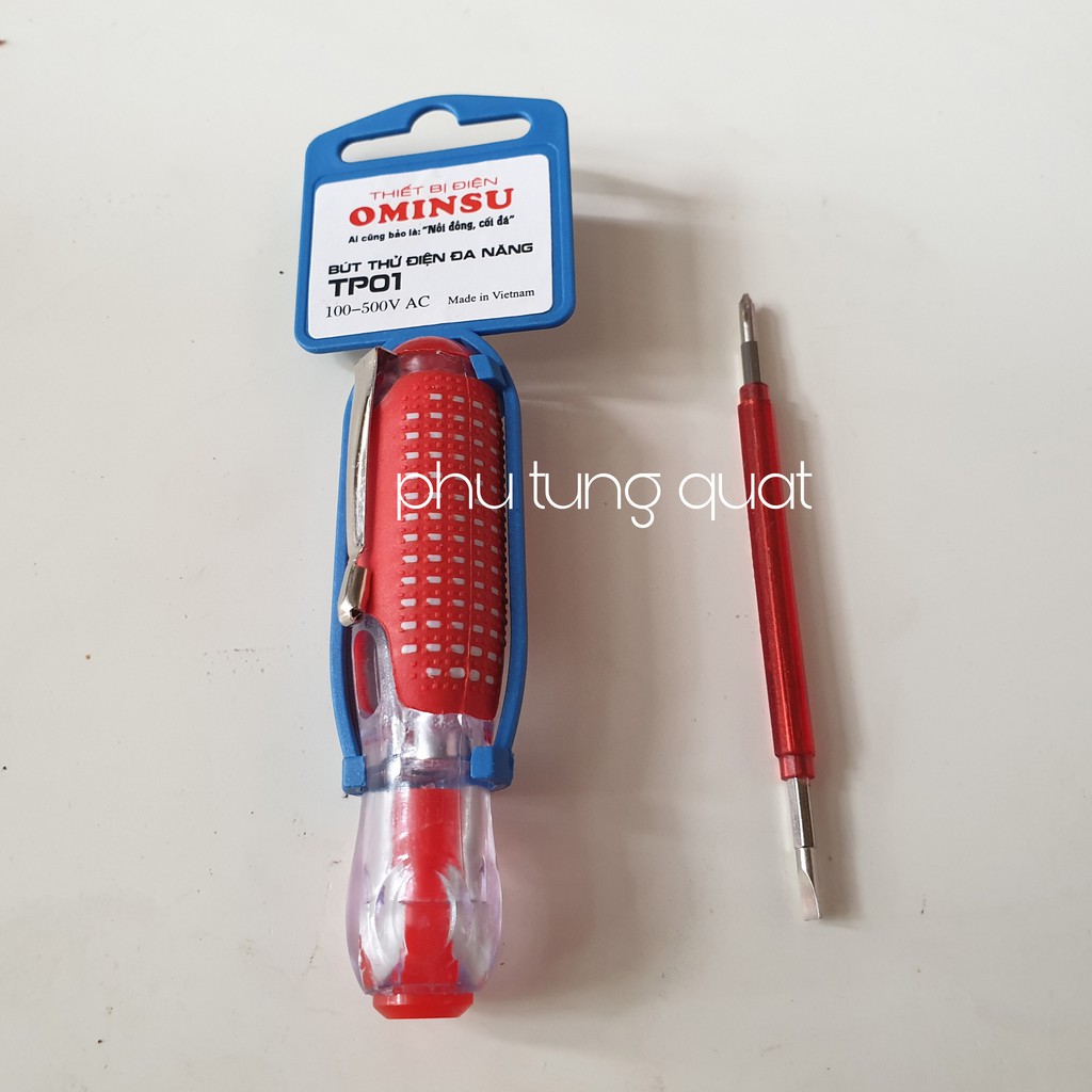Bút thử điện 2 đầu tháo rời chính hãng Việt Nam chất lượng cao - phụ tùng quạt ominsu tp01 ...