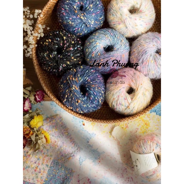Len Susan Tweed Đốm Sắc Màu Mùa Thu Đông | Shopee Việt Nam
