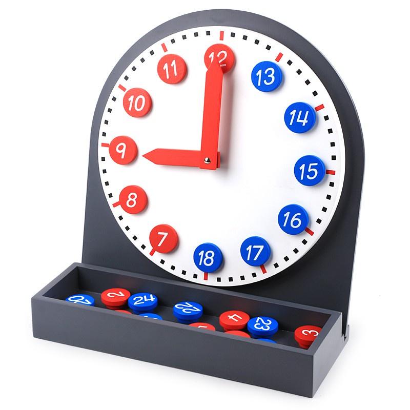 Đồng hồ học giờ Montessori - Clock with Moveable Hands | Shopee Việt Nam