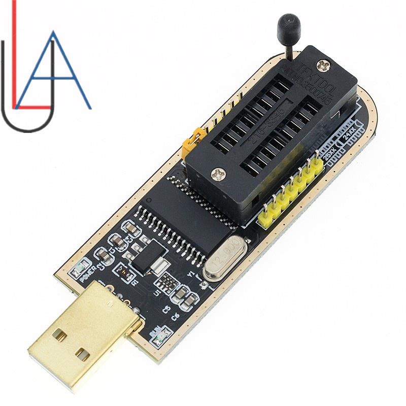 Ch341a 24 25 Series EEPROM Flash BIOS Mô-đun lập trình USB + Kẹp kiểm ...