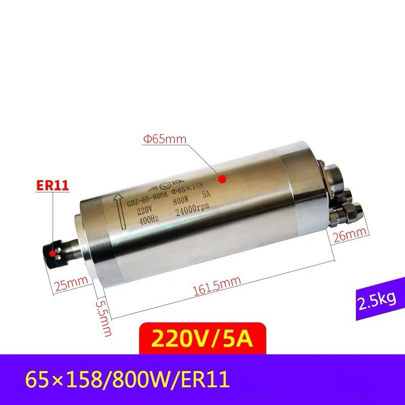 Động cơ phay, spindle 800W ER11 – Phi 65mm x 158mm | Shopee Việt Nam