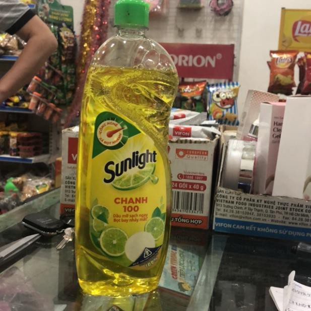 Nước rửa chén Sunlight Chanh 100 750g (725ml) | Shopee Việt Nam