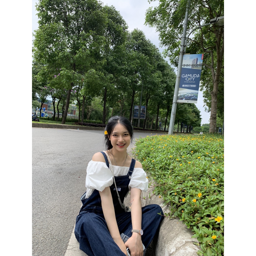 Q411 - QUẦN YẾM BÒ DÀI CHỈ NỔI694 | Shopee Việt Nam