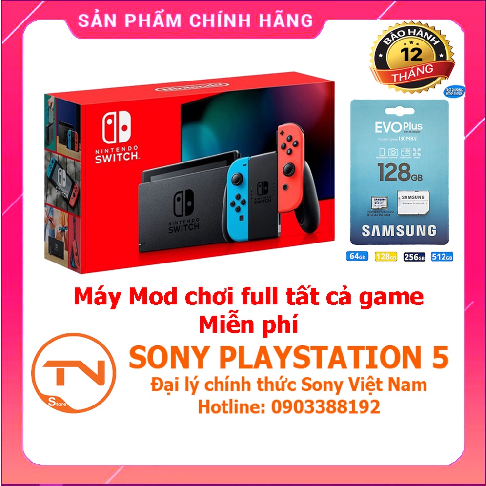 Máy Nintendo Switch V2 mod chip HFWFLY V6 mới nhất chép FULL GAME miễn ...