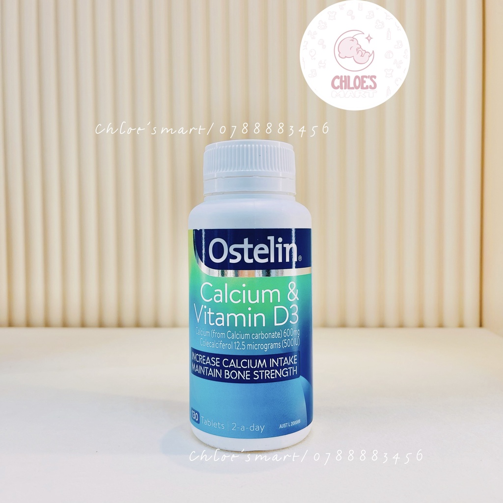 Canxi bầu Ostelin Calcium & Vitamin d3 bổ sung Canxi, D3 cho bà bầu, mẹ cho con bú | Shopee Việt Nam