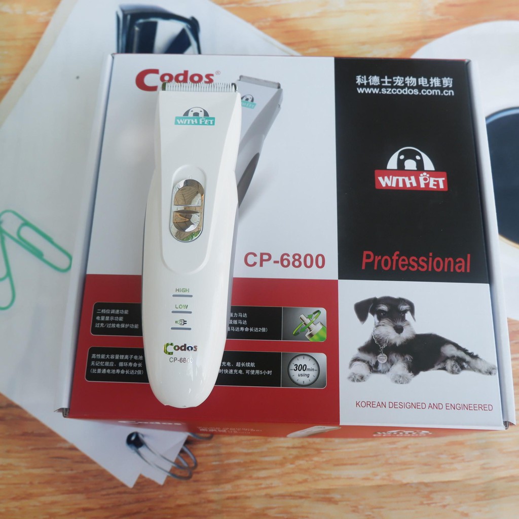Tông Đơ Cắt Lông Chó Mèo CP6800 - Full Trọn Bộ - Siêu Bền - Nhập Khẩu Hàn Quốc | Shopee Việt Nam