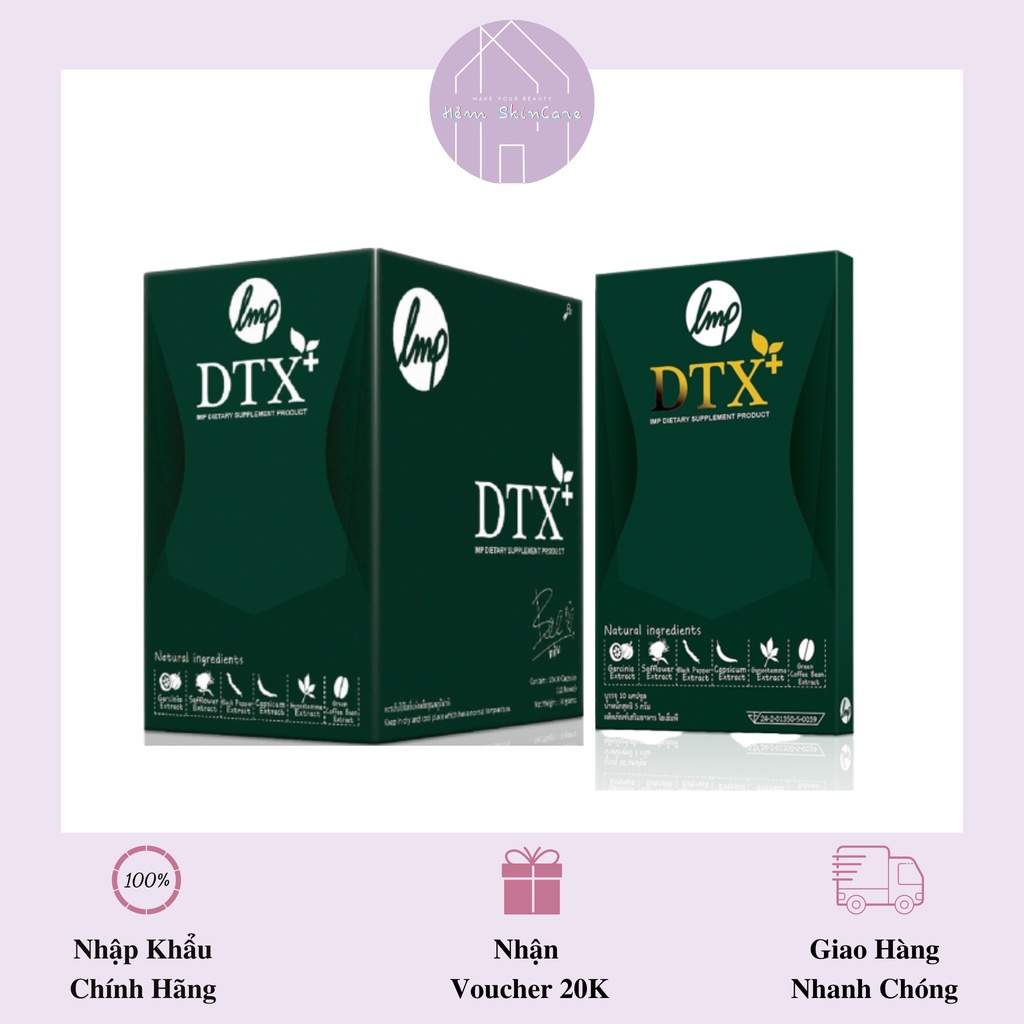 DTX Plus - Viên uống hỗ trợ kiểm soát cân nặng - Full hộp 10 vĩ 100 viên | Shopee Việt Nam