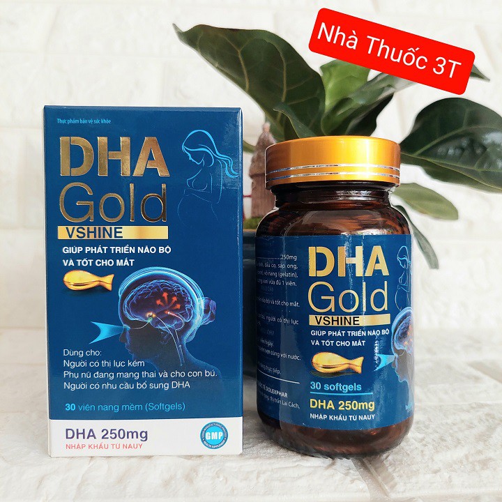 DHA - Gold Vshine, DHA cho phụ nữ mang thai, giúp não bộ thai nhi phát ...