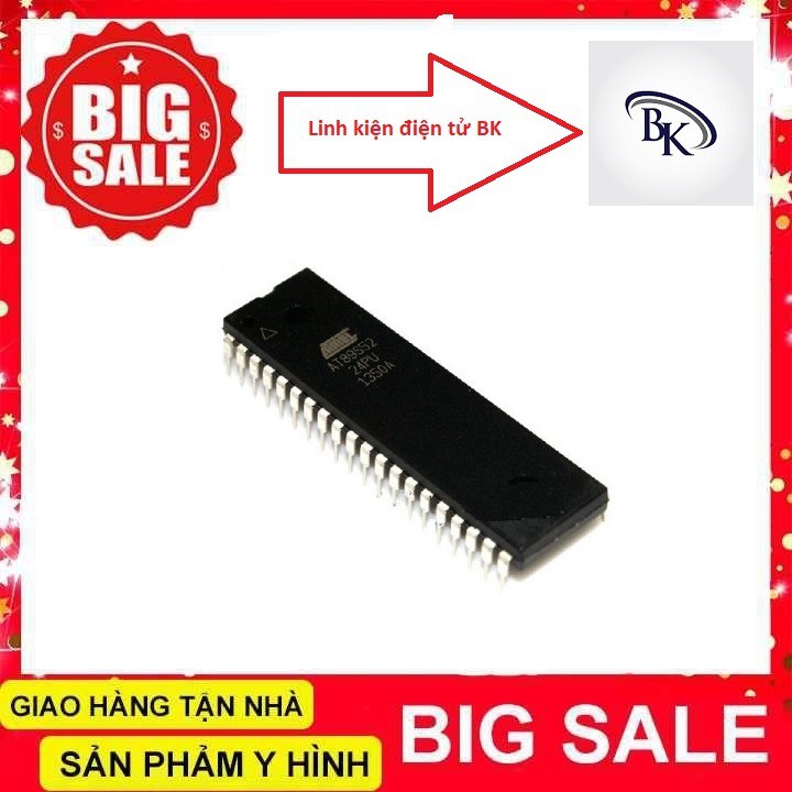 Chíp 8051 - AT89S52 24PU - DIP40 - linhkiendientubk | Shopee Việt Nam