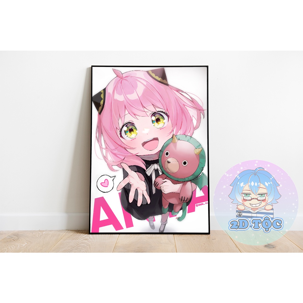 Tranh Poster Dán Tường Anya Anime Spy x Family – Kích thước A3 A4 Tranh ...