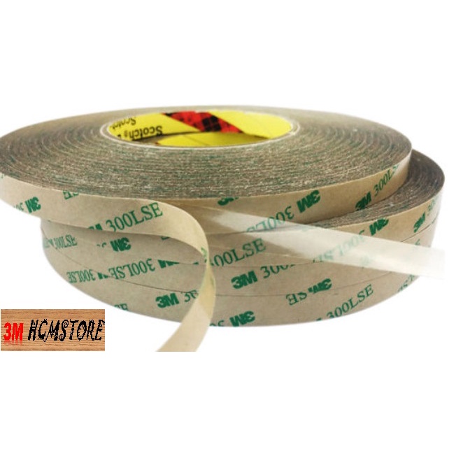 3M 300LSE 93015 15mm dài 55met BĂNG KEO 2 MẶT MỎNG 300LSE - TRONG SUỐT ...