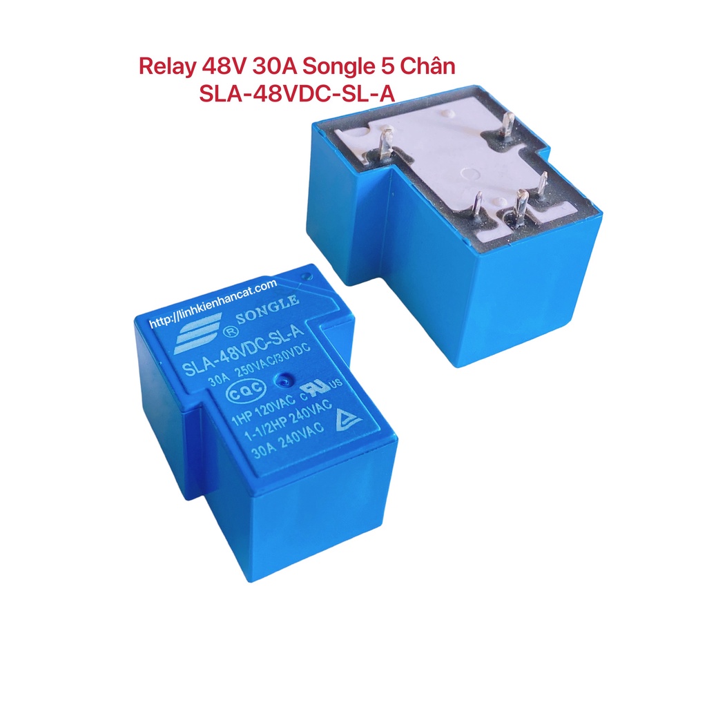 Relay 48V 30A 5 Chân SLA-48VDC-SL-A | Shopee Việt Nam