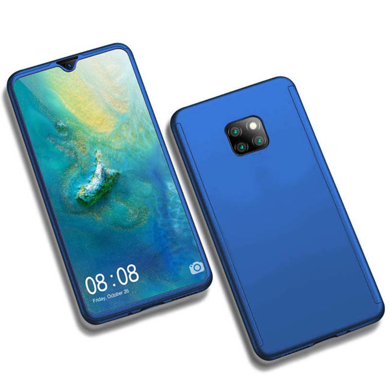 Ốp Điện Thoại Cứng Mỏng Chống Sốc Bảo Vệ 360 Độ + Miếng Dán Kính Cường Lực Cho Huawei Mate 9 10 ...