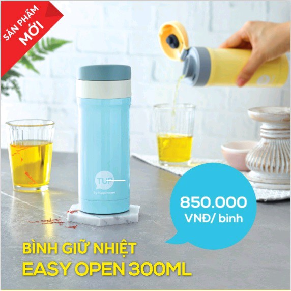 Tupperware - Bình Giữ Nhiệt Easy Open 300ml | Shopee Việt Nam