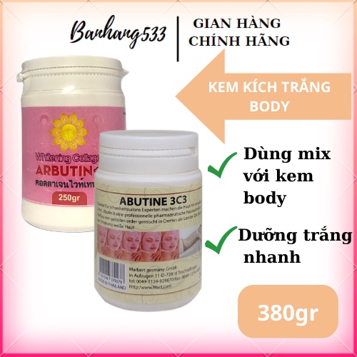 Kem kích trắng da body 3C3 Arbutin | Shopee Việt Nam