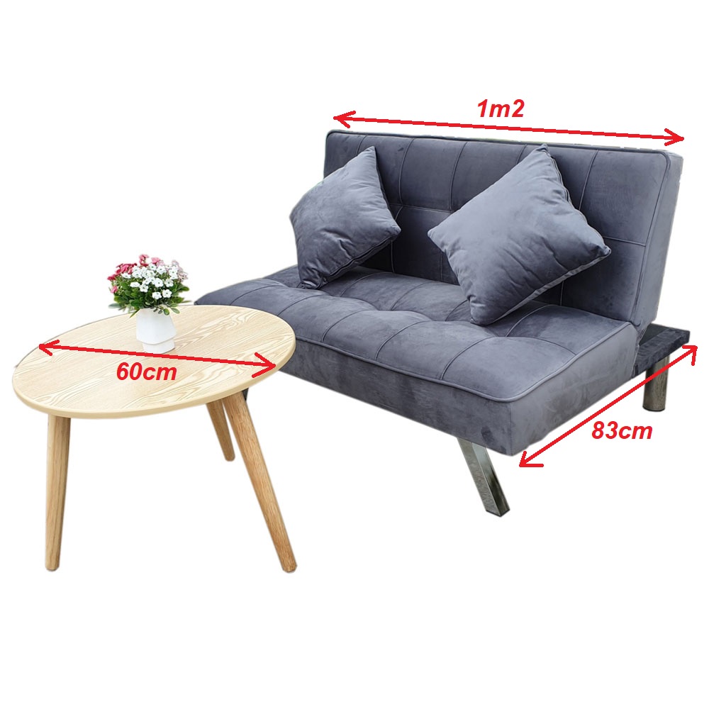 Sofa Bed Mini size 1m2 cho chdv, nhà trọ, Decor Chụp Hình - Sofa Giường ...