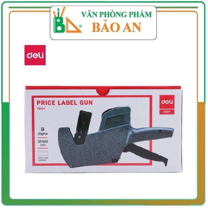 Máy Bắn Giá 6 số Deli 7504 -giúp gắn giá tiền cho các sản phẩm một cách nhanh chóng | Shopee ...