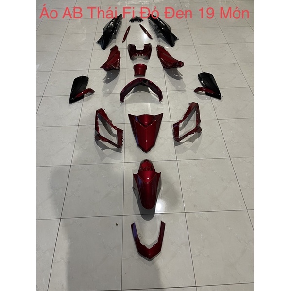 Dàn áo ab thái màu đỏ đen có tem | Shopee Việt Nam