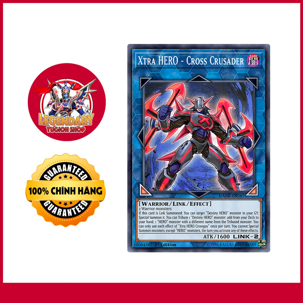 [Thẻ Bài Yugioh Chính Hãng] Xtra HERO Cross Crusader | Shopee Việt Nam